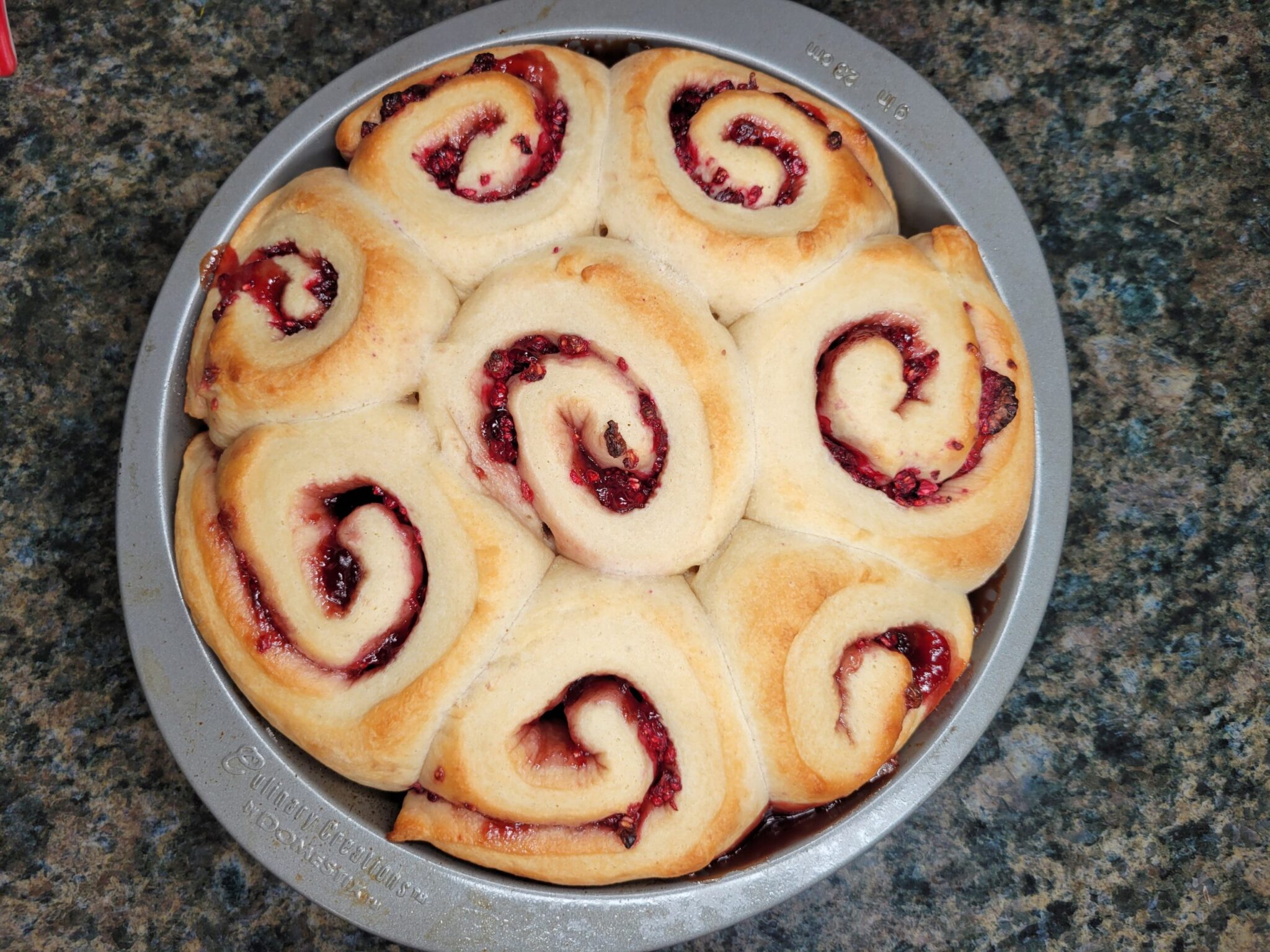 Soft Raspberry Rolls - Cottage Pantry