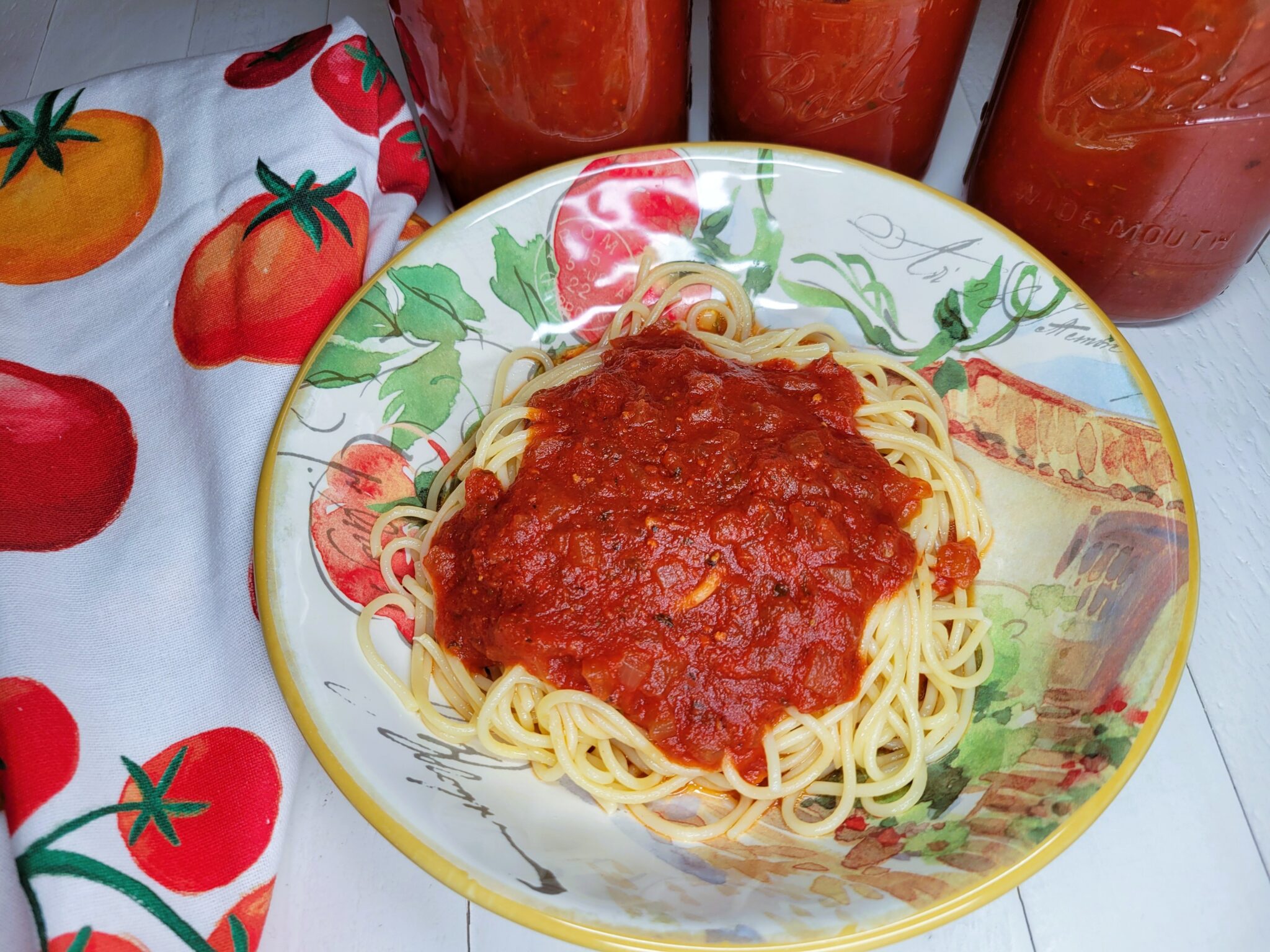 Homemade Spaghetti Sauce Recipe & Canning - Cottage Pantry